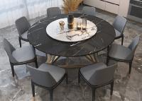 China ISO14001 Rock Slab Family Strong Durable Dining Table for sale