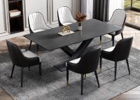 China Rugged Modern Design Family Hotel Slate Dining Table for sale