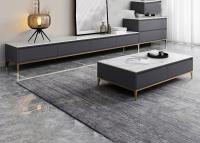 China Minimalist TV Unit Matching Coffee Table With Drawers for sale