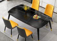 China Marbled Stone Slate Dining Table , ISO9001 Family Dining Table for sale