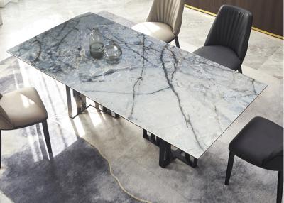 China Strong Metal Frame minimalist Hotel Dining Table Set for sale