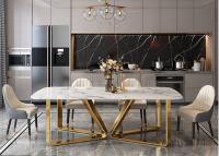 China ISO9001 Luxury Marble Dining Table for sale