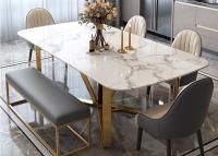 China ISO9001 Luxury Marble Dining Table for sale