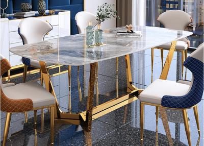 China Restaurant Marble Style Dining Table for sale