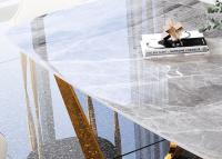 China Modern 130cmx80cmx77cm Luxury Marble Dining Table for sale