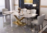 China 130x80x77cm Marble Top Dining Room Table for sale