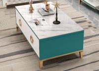 China ISO18001 Marble TV Unit With Matching Coffee Table for sale