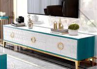 China ISO18001 Marble TV Unit With Matching Coffee Table for sale