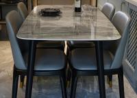 China Family Luxury Marble Dining Table , Marble Countertop Dining Table for sale