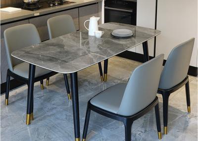 China Family Luxury Marble Dining Table , Marble Countertop Dining Table for sale