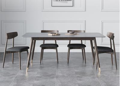 China Stainless Steel Frame marble Luxury Design Dining Table for sale