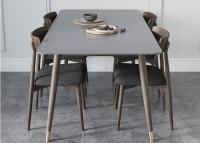 China Stainless Steel Frame marble Luxury Design Dining Table for sale