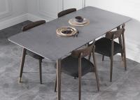 China Stainless Steel Frame marble Luxury Design Dining Table for sale