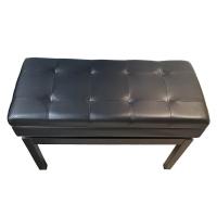China Storage Leather Odm Antique Double Piano Stool Ottoman 86cm Tall for sale
