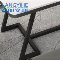 China 140cm Slate Dining Room Table Modern Italy Minimalist Luxury Metal for sale