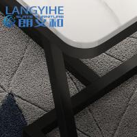 China 140cm Slate Dining Room Table Modern Italy Minimalist Luxury Metal for sale