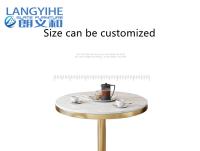 China Dining Countertop Artificial 31 Inches Marble Circle Table Odm for sale