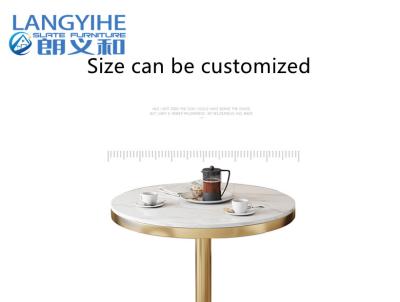 China Dining Countertop Artificial 31 Inches Marble Circle Table Odm for sale