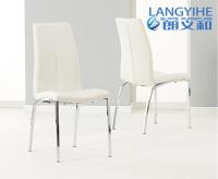 China Upholstered Chair 120cm Circle Marble Dining Table for sale