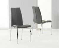 China Upholstered Chair 120cm Circle Marble Dining Table for sale