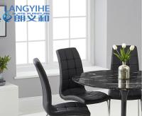China Oem 120cm Round Marble Dining Table Set For Breakfast for sale