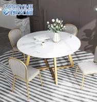 China Household Table And Chair Combination Marble Round for sale