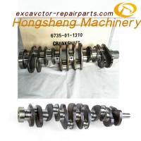 China PC200-6 PC200-7 S6D102 Engine Crankshaft 6735-01-1310 for sale