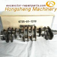 China PC200-6 PC200-7 S6D102 Engine Crankshaft 6735-01-1310 for sale