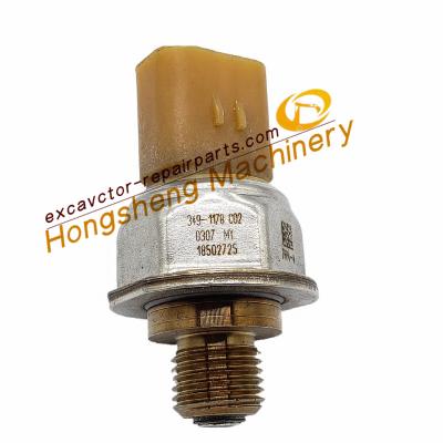 China Cat Excavator Common Rail Pressure Sensor 3491178 349-1178 For E330D E336D E345D for sale