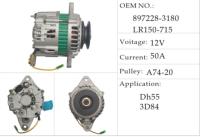 China 12V 50A A74-20 Doosan Generator DH55 4JB1 897228-3180 LR15-715 for sale