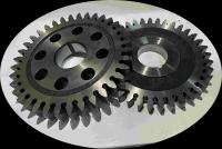 China 66mm Thickness Gear Shaving Tool Axial Razor Φ100 - Φ360 CNC Gear Cutting for sale