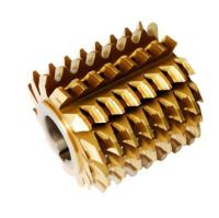 China Solid Carbide Gear Hob Cutters Tool Golden Color Ti-Al-XN coating for sale