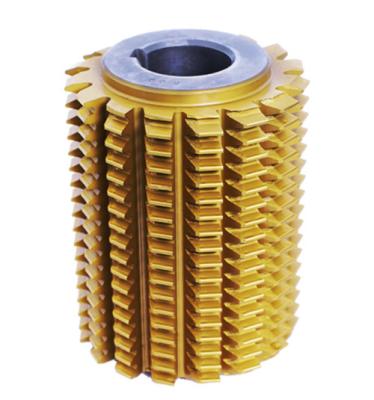 China Finishing TiN Coating Carbide Hob For Gear Cutting Machine for sale