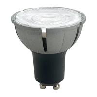 China Teco GU10 PAR16 LED Bulbs 7.5W 3000K Ra98 230V Dimmable Lamp With Aluminum Housing for sale