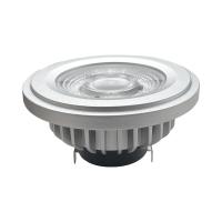 China 4000K 16W AR111 LED Bulbs G53 Spotlight Fin 15 Degree Warm White Dimmable for sale