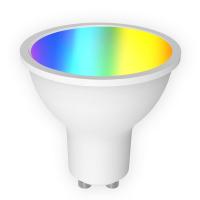 China Smart GU10 LED Spot Light with Lumen Flux 350 Lm and CCT 2700K-6500K-RGB for sale