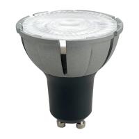China GU10 LED Spotlight Bulb 7.5W 60° Beam Angle 3-Step Tunable Color Temperature 1700K-2600K-5000K Wall Switch Non-Dimmable Metal Housing 230V for sale