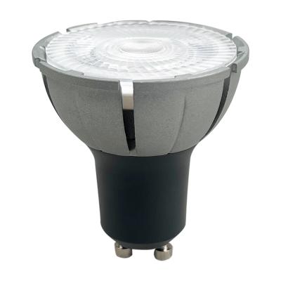 China GU10 LED Spotlight Bulb 7.5W 60° Beam Angle 3-Step Tunable Color Temperature 1700K-2600K-5000K Wall Switch Non-Dimmable Metal Housing 230V for sale