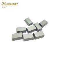 China Wear Resistant Tungsten Cemented Carbide Brazing Tips SS10 For Limestone Cutting for sale