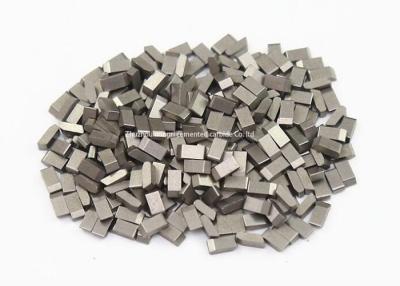 China High Wearable Tungsten Carbide Saw Tips For Hardwood , Carbon Steel , Cork, YG6 ,YG6X for sale