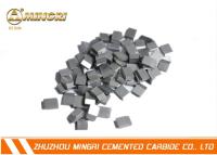 China Welding Tungsten Carbide Saw Tips , Tungsten Carbide Tool Tips Cutting Plywood for sale
