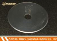 China Carbide Knives tungsten carbide circle blade for non-ferrous metals industries for sale