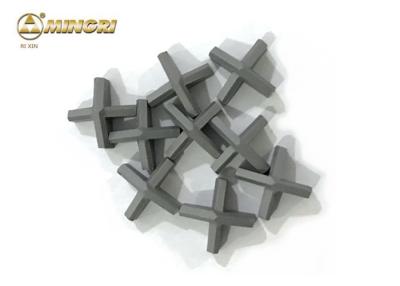 China Four Heads Cemented Tungsten Carbide Tips MR600 Grade For Coal Mining for sale