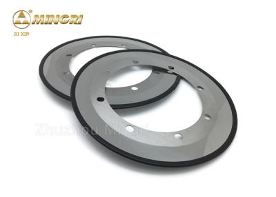 China OD260 X ID158 X T1.3 Carbide Slitter 8 Holes Corrugated Papersheet Carton Cutting for sale