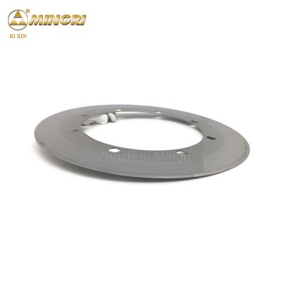 China Tungsten Carbide Disc Cutter Corrugated Board Cutting Slitter Blade Cardboard Cutting Tool for sale