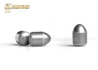 China 100% Raw Sandblasted Tungsten Carbide Buttons With Flat Top Surface for sale
