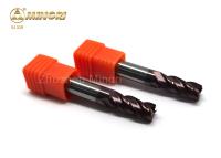 China HRC60° 4 Flute TC Carbide End Mill 4mm For Steel Drill for sale