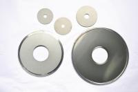 China Φ12 ~ 250mm x 2 ~ 4.5mm Tungsten Carbide Round Cutters for Wood Cutting for sale