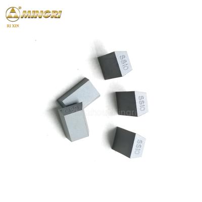 China SS10 Russian Stone Cuttings Carbide Brazed Tips Bk8 Tungsten Carbide Tips for sale