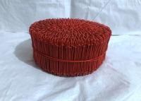 China Red Pe Decorative Bwg22 Galvanised Binding Wire Rust Proof Surface Corrosion Resistance for sale